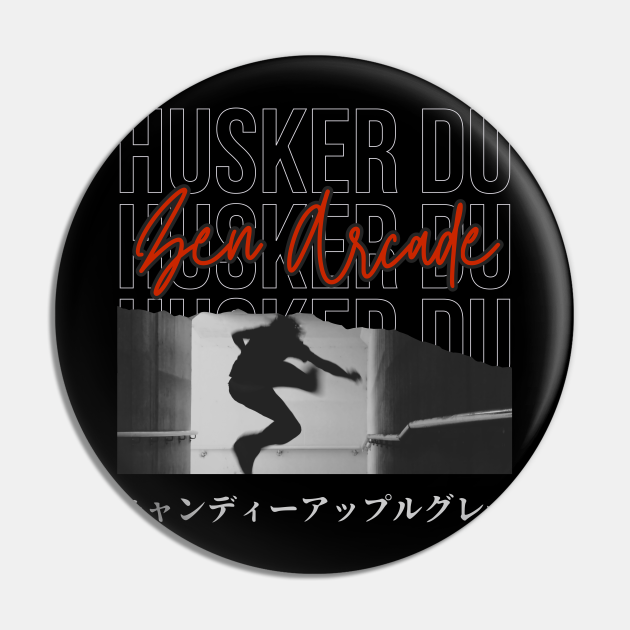 Husker Du - Zen Arcade // Retro Fan Art 90s - Husker Du - Pin | TeePublic