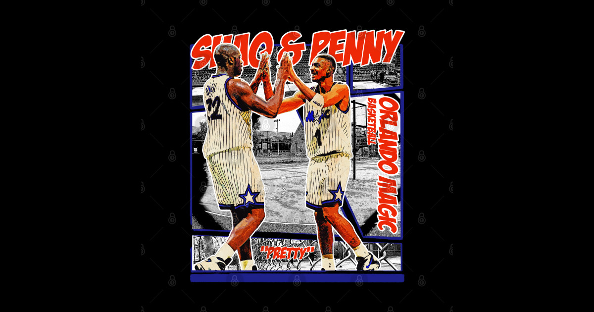 Shaq & Penny // Retro Comics Designs - Shaquille Oneal Penny Hardaway ...