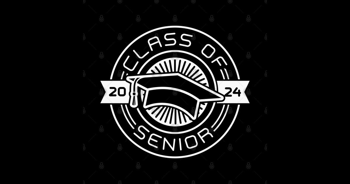 Class Of 2024 Senior Graduation - Class Of 2024 Senior - Sticker ...