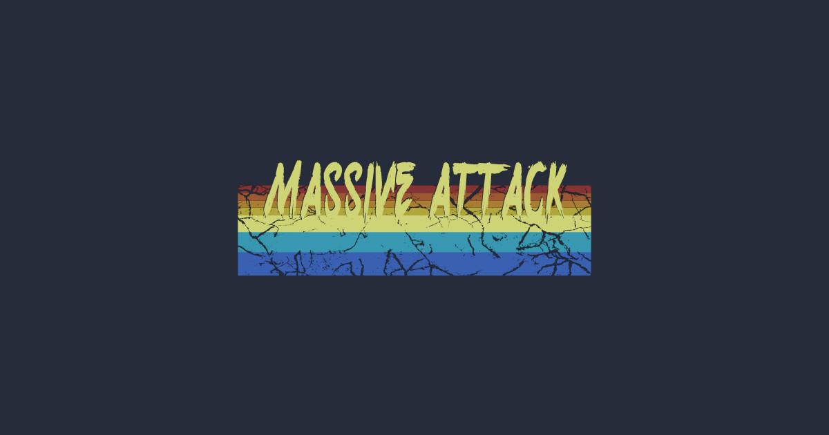 line vintage - massive attack - Massive Attack - T-Shirt | TeePublic