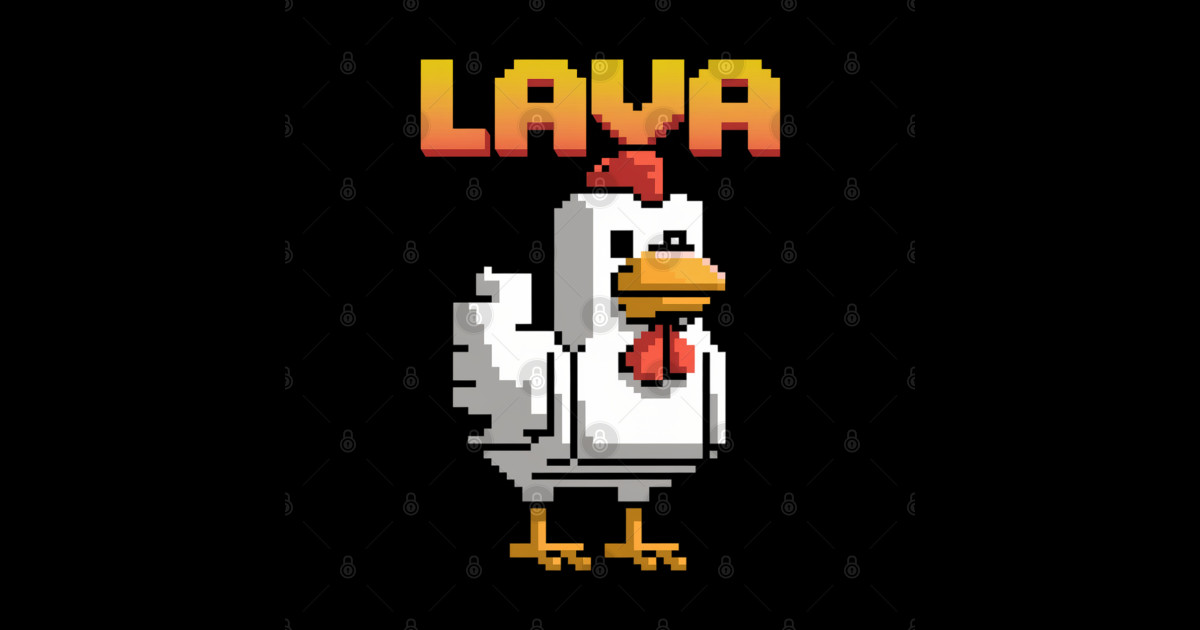 lava chicken - Lava Chicken - Sticker | TeePublic