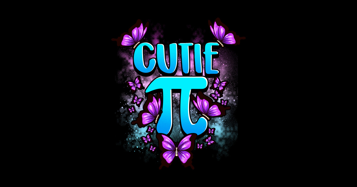 Adorable Cutie Pi Math Pie Symbol Pun Pi Day 2020 - Cutie Pi - Sticker ...