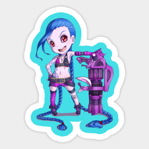 Jinx Main - League Of Legends - Sticker | TeePublic