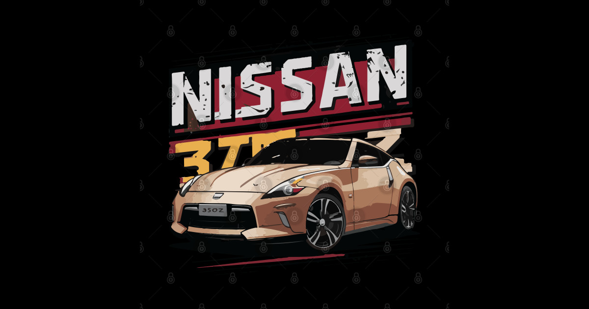 Nissan 350z JDM Vintage Car - Nissan 350z - Sticker | TeePublic
