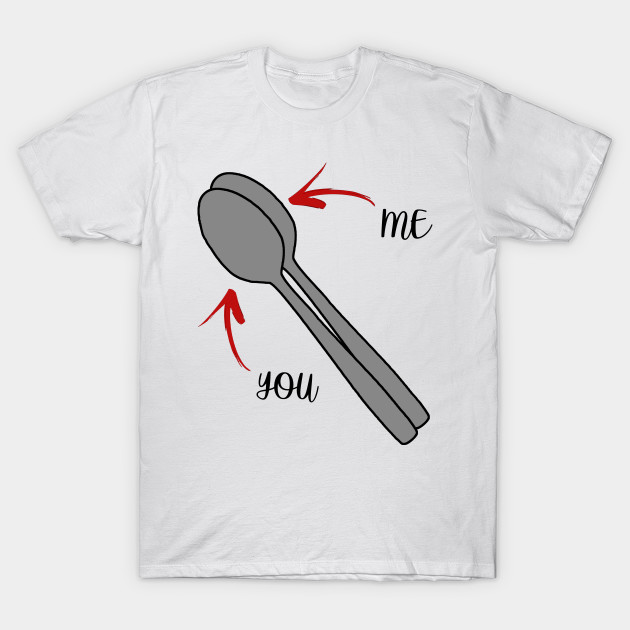 Big Spoon Little Spoon - Spooning - T-Shirt | TeePublic