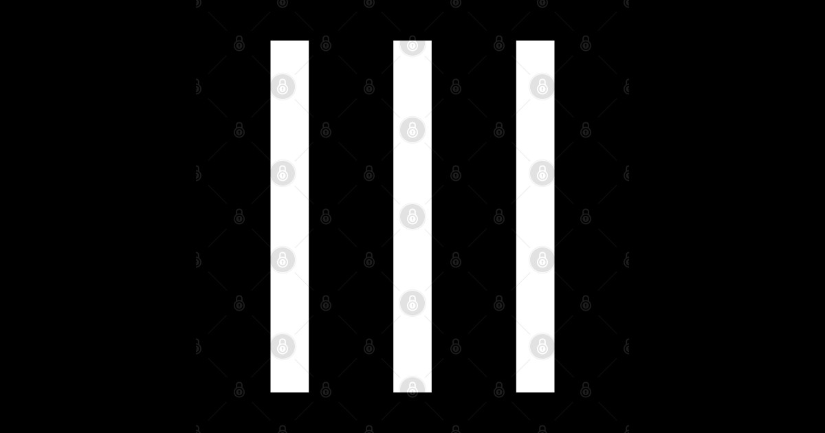 Three lines - Lines - Sticker | TeePublic