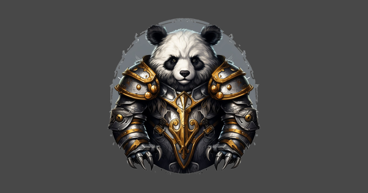 Medieval Panda - Panda - T-Shirt | TeePublic