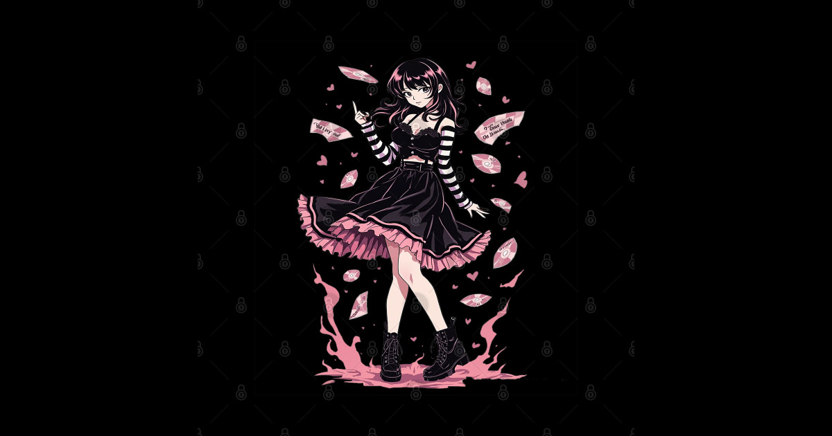 Emo Girl - Emo - Sticker | TeePublic