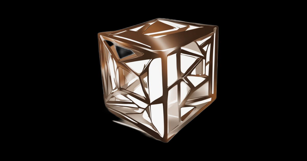 Rubic Cube Bronze Shadow Silhouette Anime Style Collection No. 383 ...