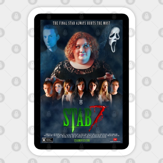 Stab 7 version 2 Poster - Scream - Sticker | TeePublic