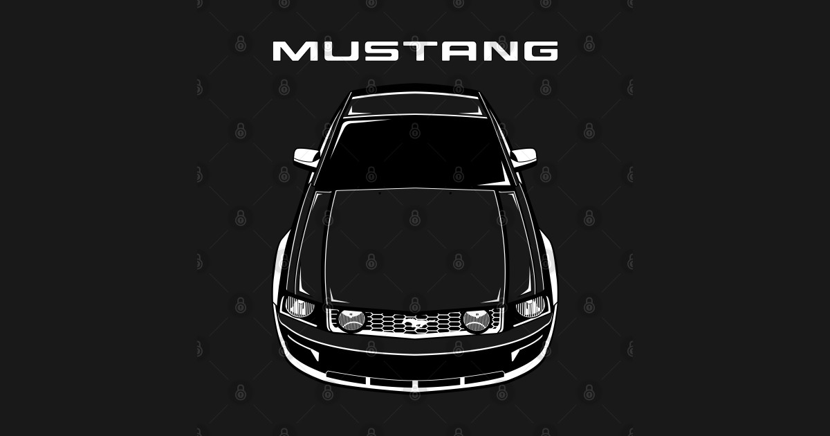 Ford Mustang S197 2005-2009 - 2005 Ford Mustang S197 - T-Shirt | TeePublic