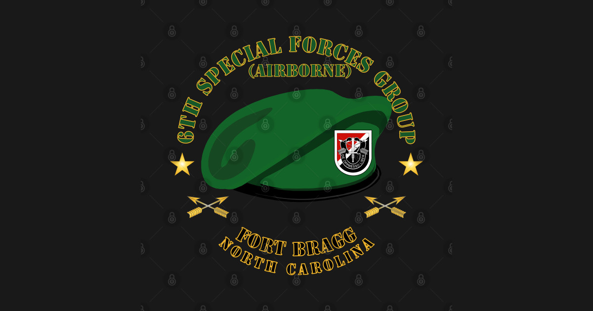 6th SFG Beret - FBNC - 6th Sfg Beret Fbnc - T-Shirt | TeePublic