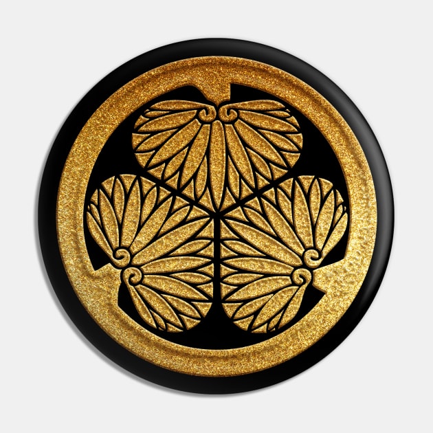 Tokugawa Aoi Kamon - Japanese Kamon - Pin | TeePublic
