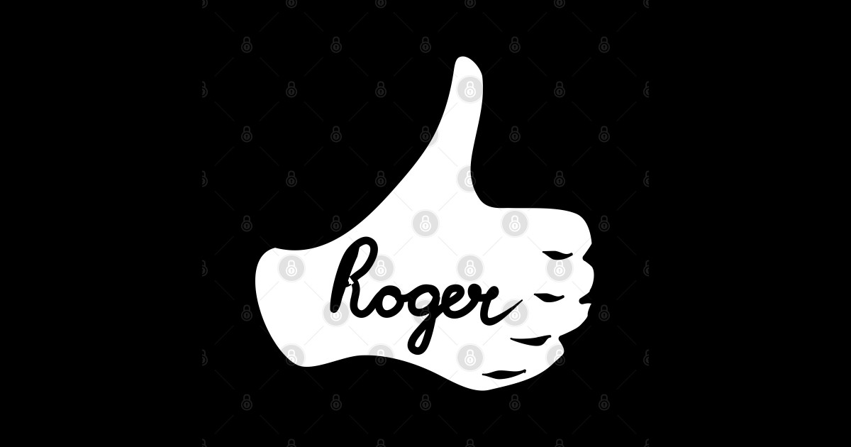 Roger - Roger - Sticker | TeePublic