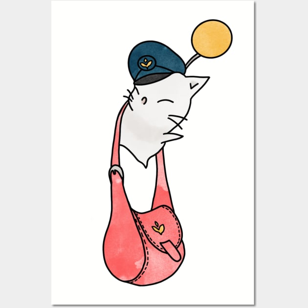 Mail Moogle Watercolor - Final Fantasy - Posters and Art Prints | TeePublic