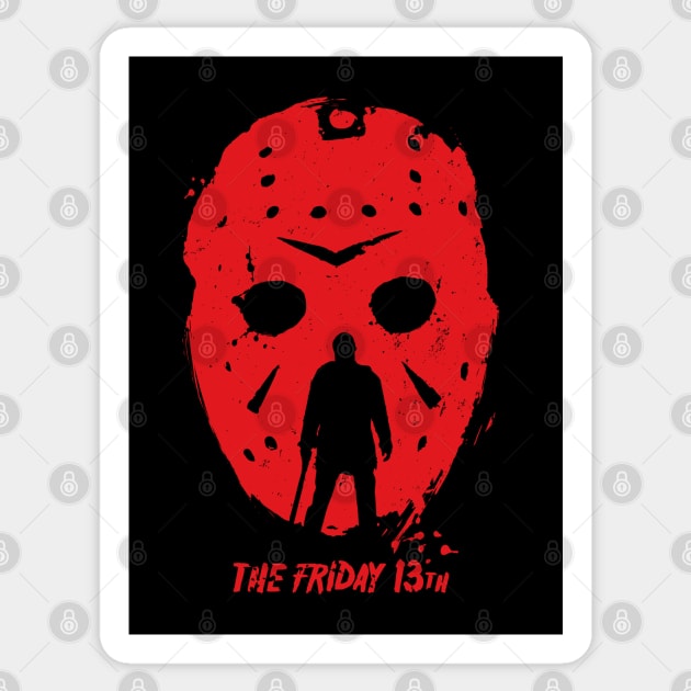Friday the 13th - Jason - Sticker | TeePublic