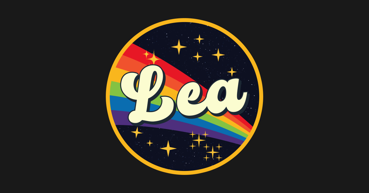 Lea // Rainbow In Space Vintage Style - Lea - T-Shirt | TeePublic