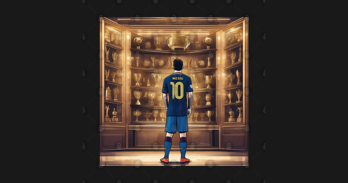 Messi Champion Trophy Cabinet Special Edition World Cup - Messi ...