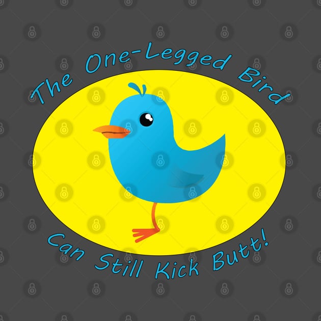 The One-Legged Bird - Motivational - T-Shirt | TeePublic