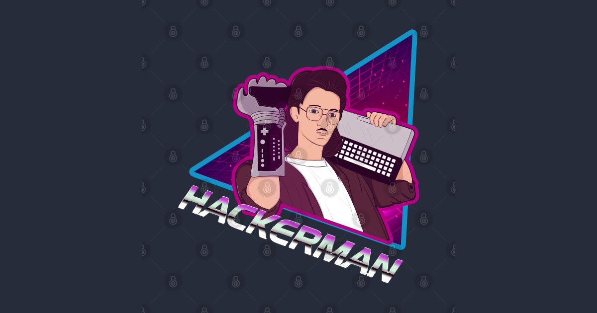 Hackerman - Prepare to Hack Time - Kung Fury - T-Shirt | TeePublic
