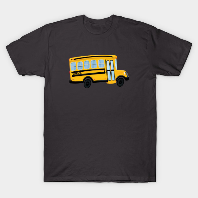 Cute School Bus Design - Cute School Bus - T-Shirt | TeePublic