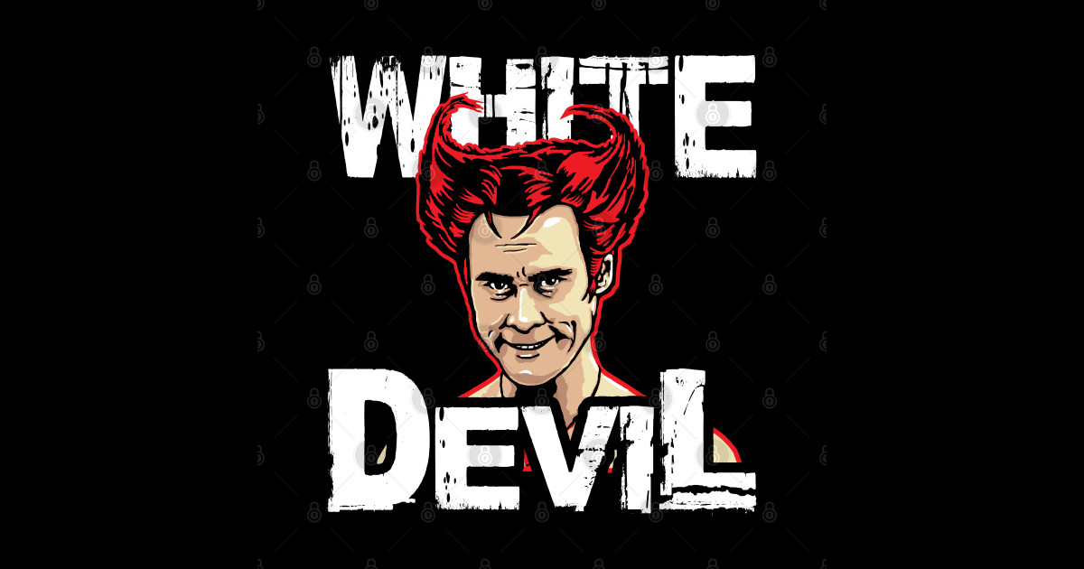White Devil - Ace Ventura - Sticker | TeePublic