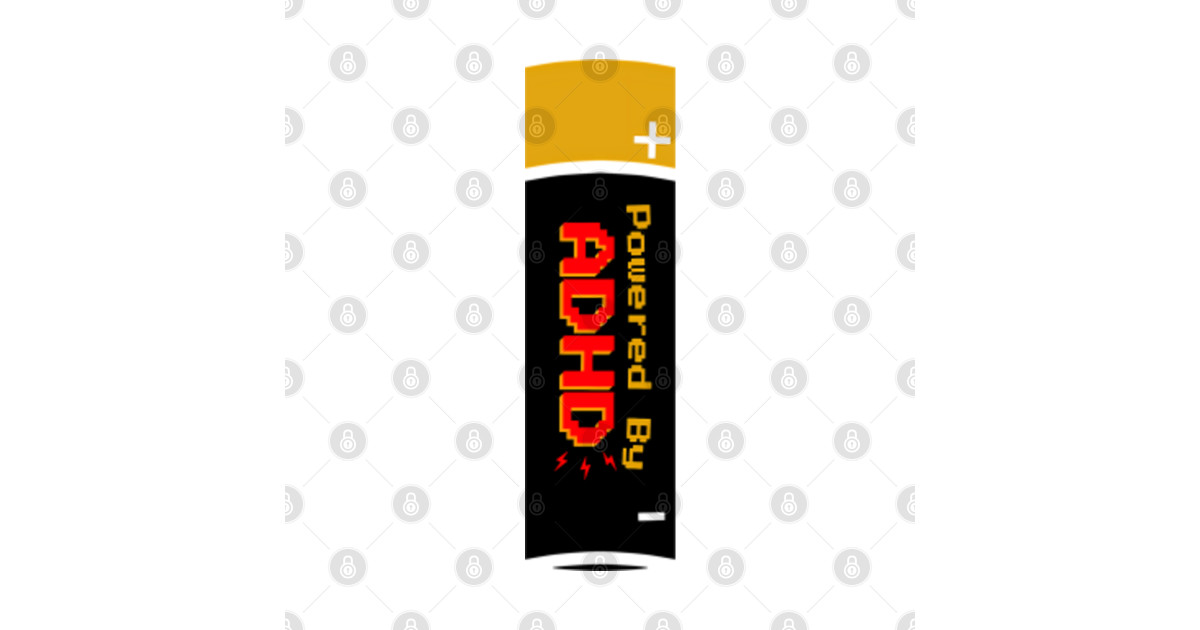 Adhd Battery. - Adhd - T-Shirt | TeePublic