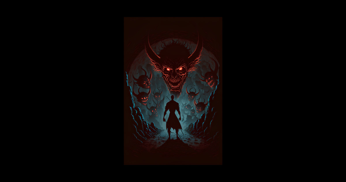 Anime Demon Warrior Entering Hell To Slay Monsters - Anime And Manga ...