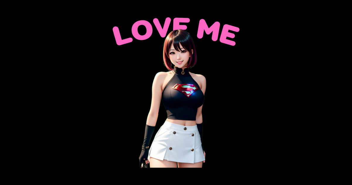 Anime Girl Love Me Beautiful Woman Anime Cosplay Anime Girl Sticker Teepublic