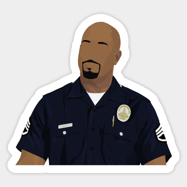 Grey v2 | The Rookie - Season 4 - The Rookie - Sticker | TeePublic