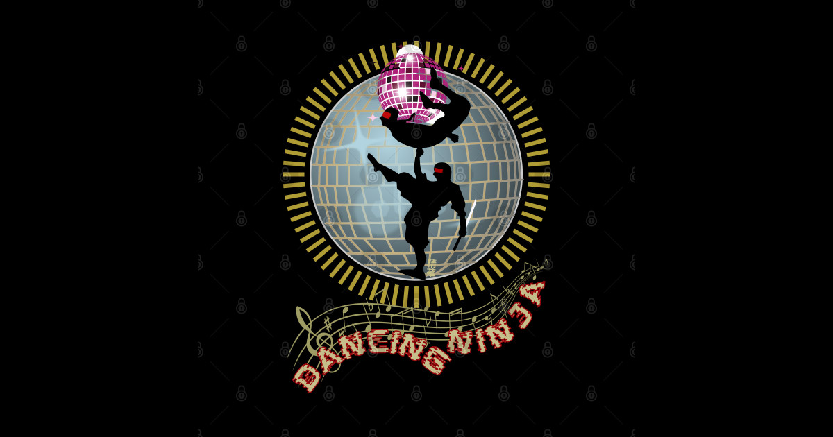 Dancing Ninja 2 - Funny Ninja - Funny Ninja - Sticker | TeePublic
