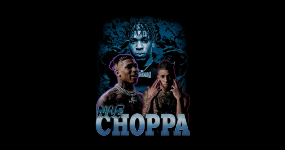 NLE Choppa Vintage Collage - Nle Choppa - Sticker | TeePublic