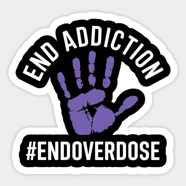 End Addiction Purple Ribbon Overdose Awareness - Overdose Awareness ...