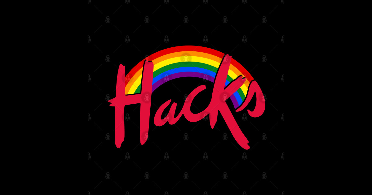 Hacks Pride Rainbow - Hacks - Sticker | TeePublic