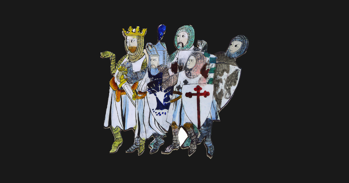 Holy Grail King Arthur Medieval Knights Humor Graphic Novelty Funny ...