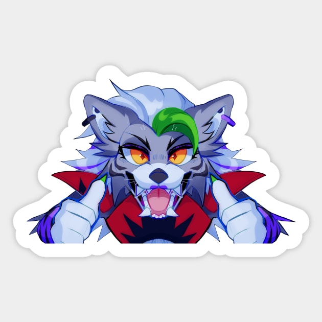Roxanne Wolf - FNAF Security Breach - Roxanne Wolf - Sticker | TeePublic