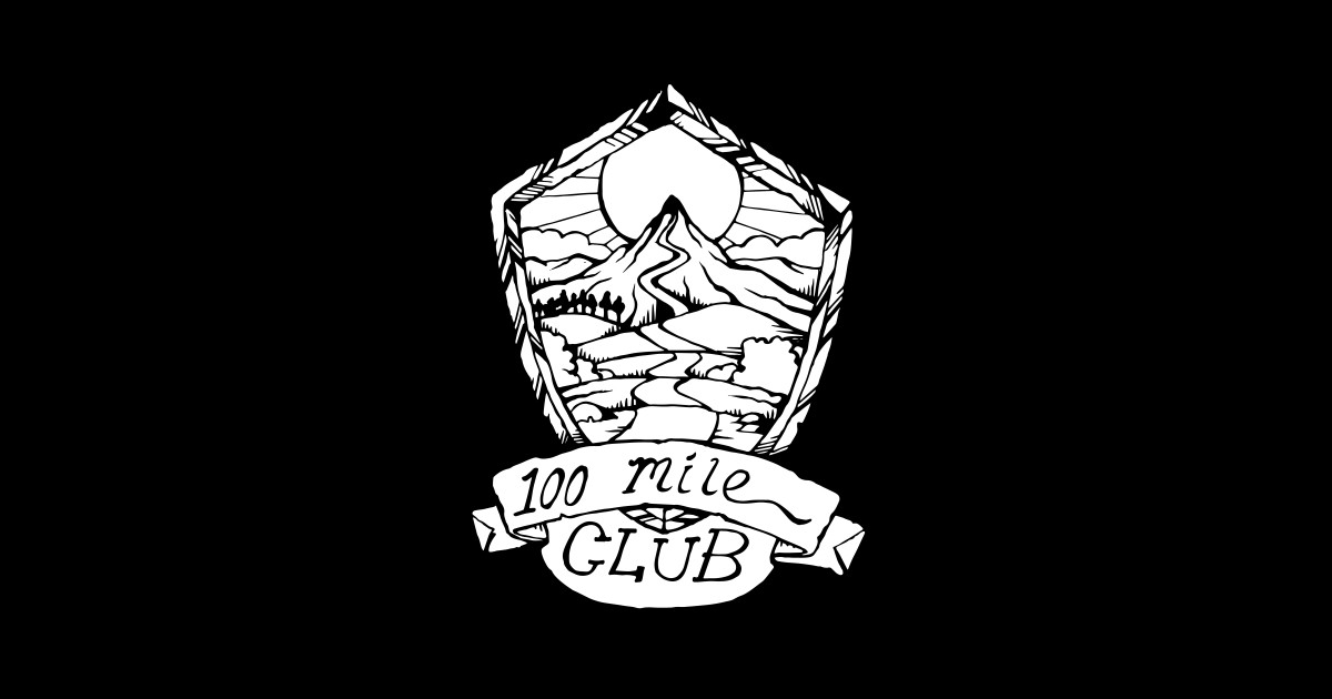 100 Mile Club Emblem - 100 Mile - Sticker | TeePublic