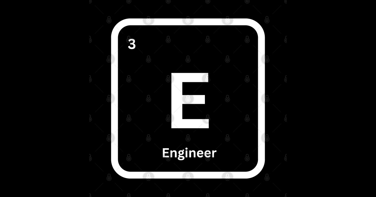 Engineer - Periodic Table - Periodic Table - Sticker | TeePublic