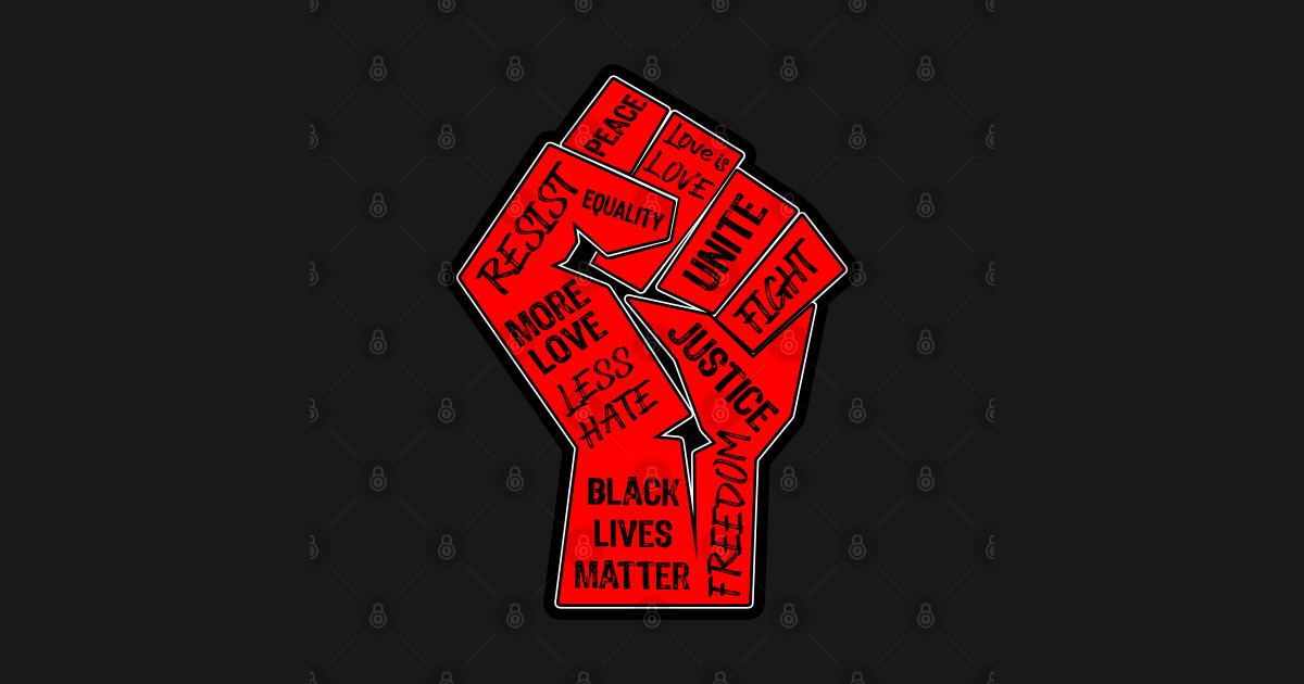 Civil Rights Fist - Activist - T-Shirt | TeePublic