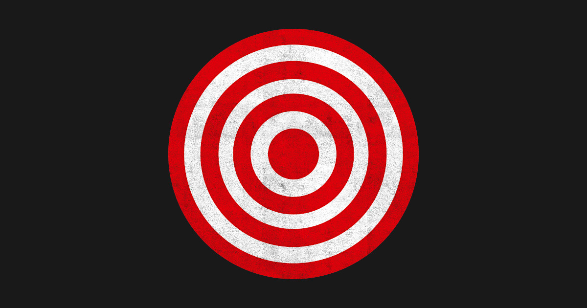 Vintage Bullseye Shooting Target - Bullseye - T-Shirt | TeePublic