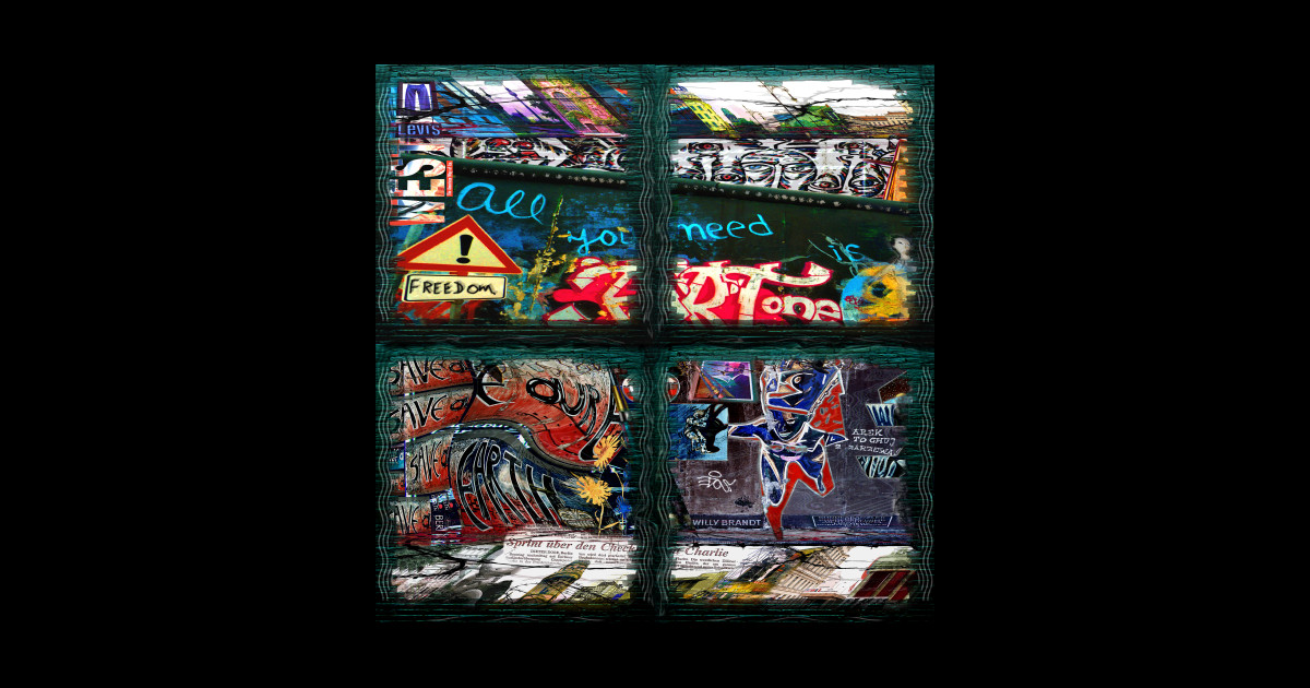 Art on the Wall - Berlin Wall - Sticker | TeePublic