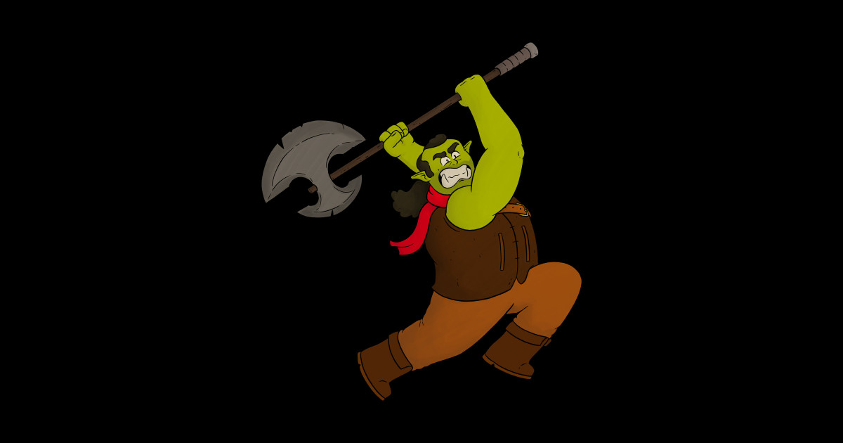 Chip | Axe - Sitcomdnd - Sticker | TeePublic