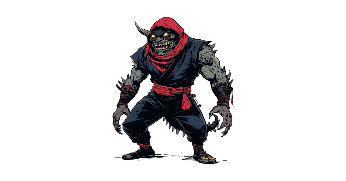 Scaled Shadow Warrior - Shadow Ninja - T-Shirt | TeePublic