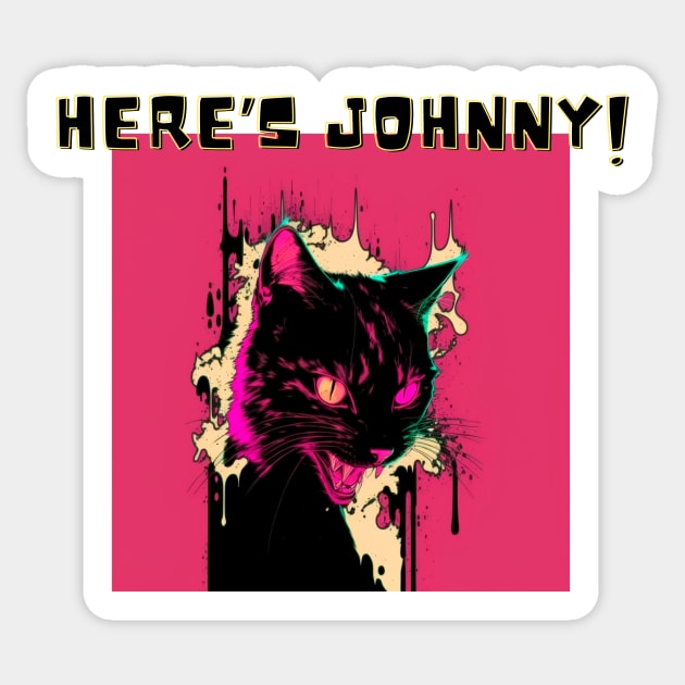 Here’s Johnny! - Shinning - Sticker | TeePublic