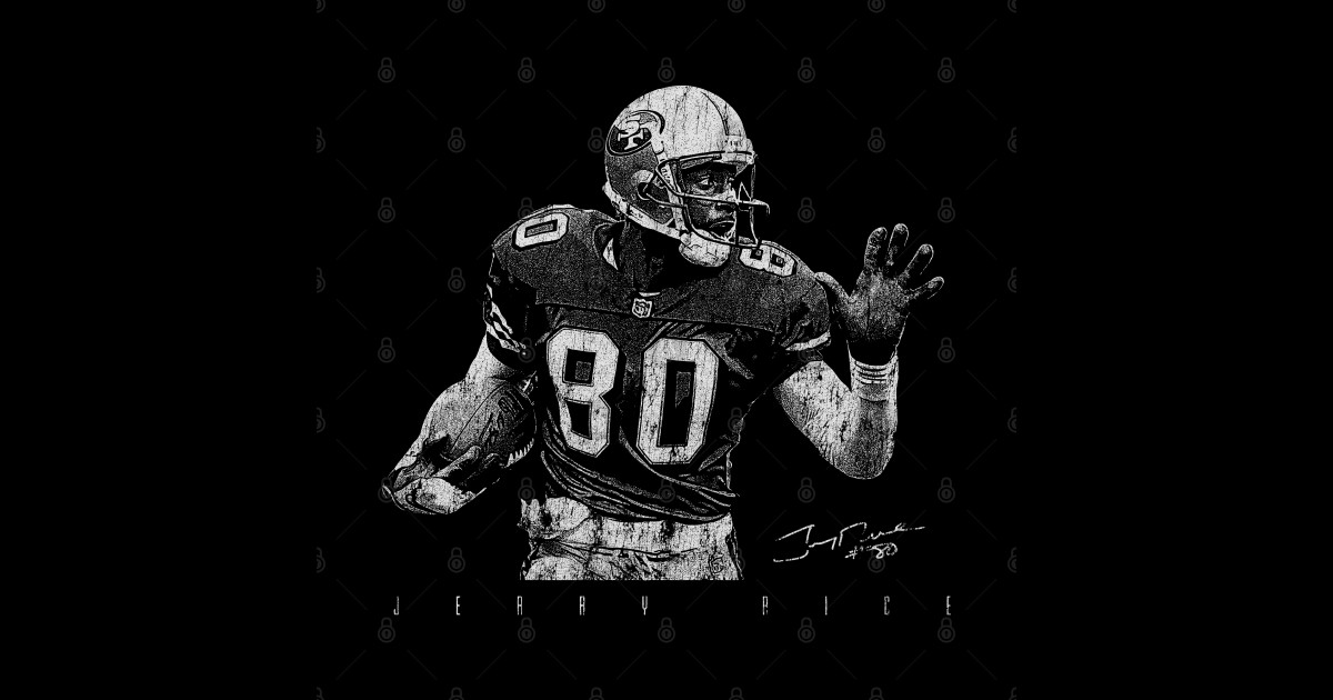 Jerry Rice - Jerry Rice - Sticker | TeePublic
