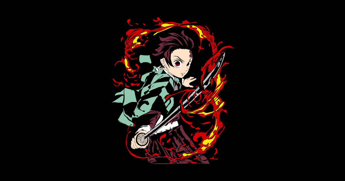 Demon Slayer Anime Character Tanjiro Kamado - Demon Slayer - Posters ...