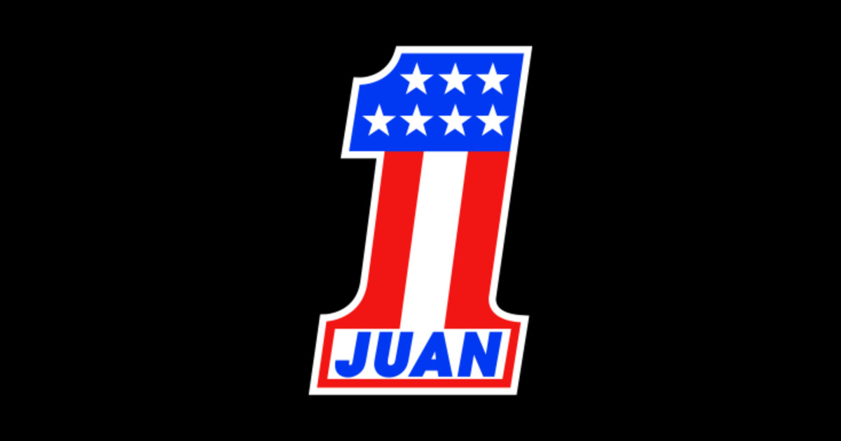 Juan Number 1 - Juan - Sticker | TeePublic