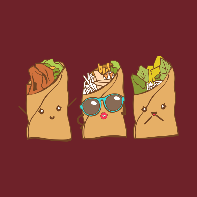 Chinese Spring Rolls Anime Tee Vietnamese Gift T-Shirt - Foodie Gift ...