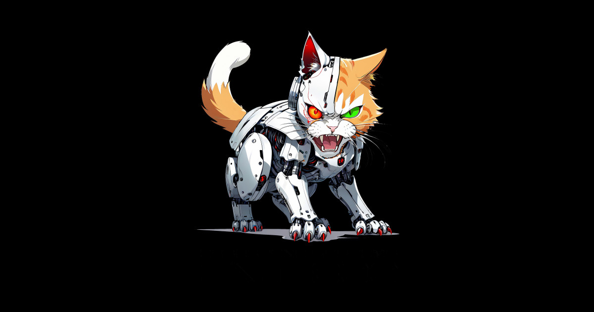 terminator cat - Terminator - Sticker | TeePublic