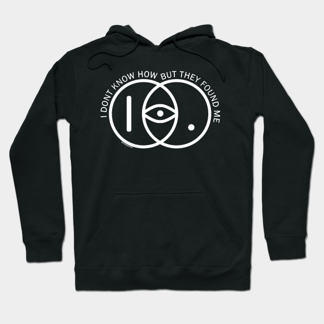 iDKHOW circle logo white ver. - Idkhow Merch - Hoodie | TeePublic